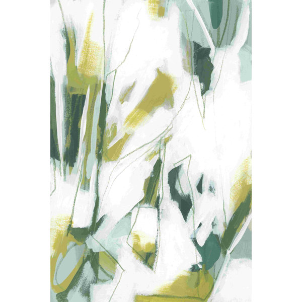 Orren Ellis Emerald Ice IV by - Wrapped Canvas Print | Wayfair