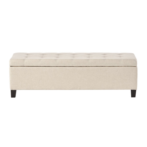 Latitude Run® Upholstered Storage Ottoman | Wayfair