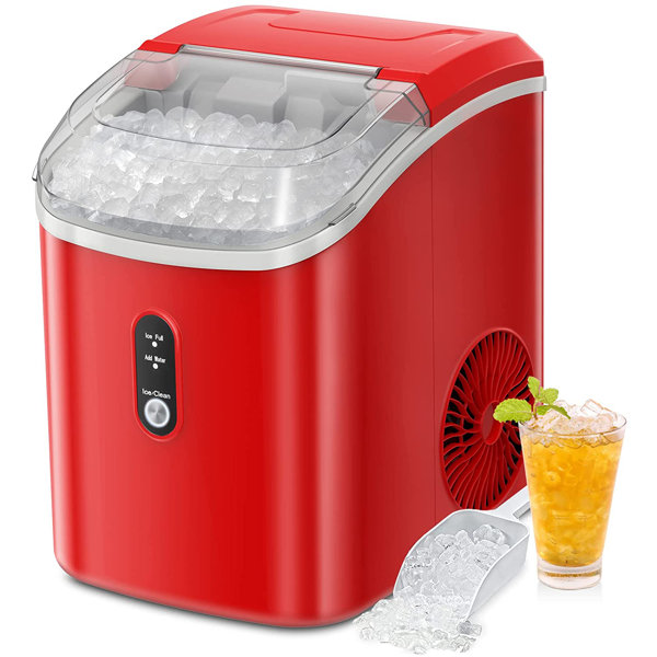 R.W.FLAME 33 Lb. Daily Production Nugget Clear Ice Portable Ice Maker ...