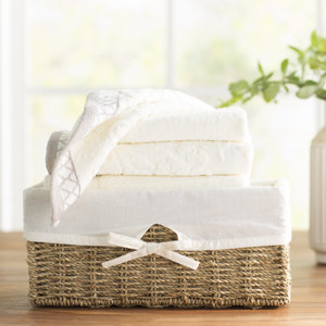 Highland Dunes Seagrass Wicker Basket & Reviews | Wayfair