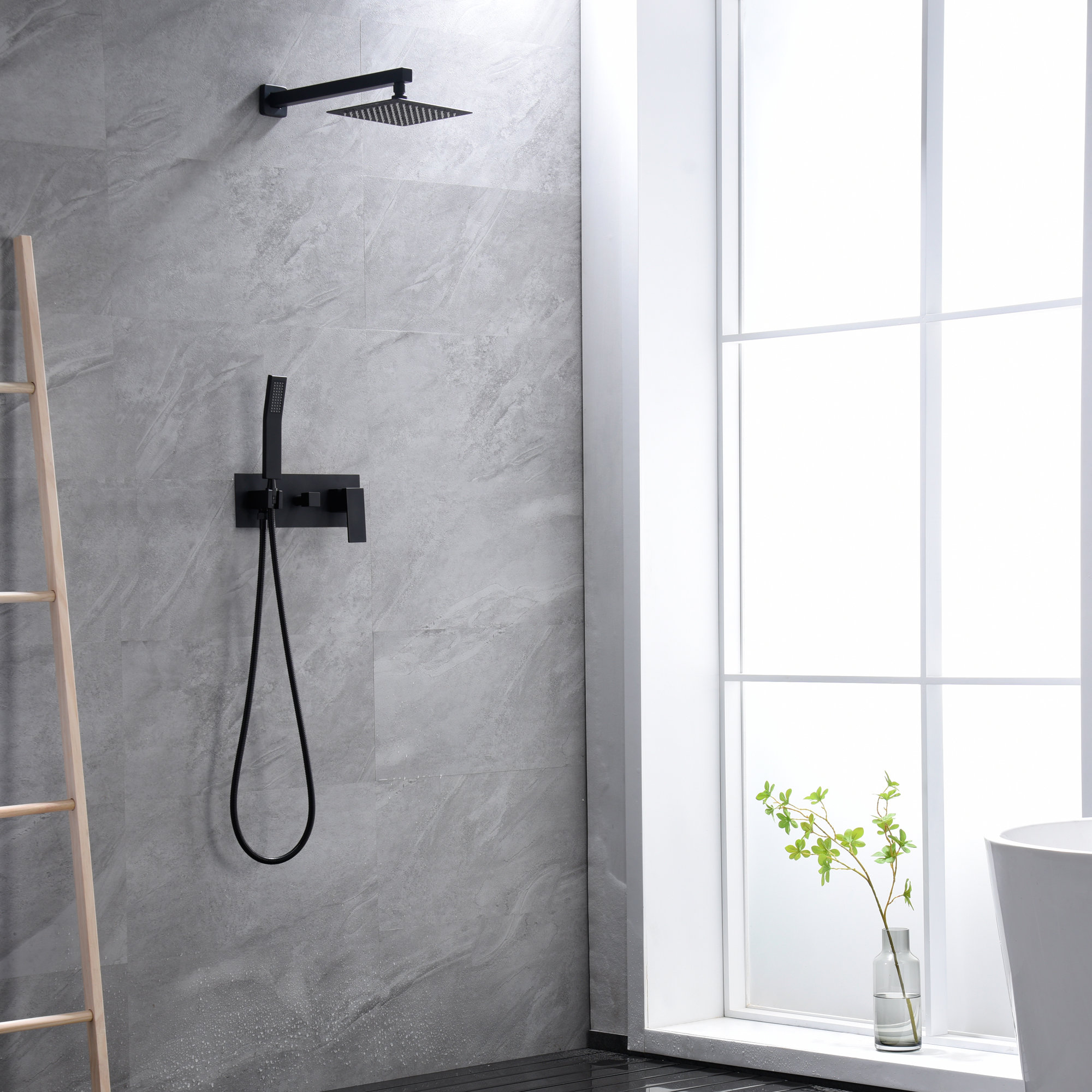 sumerain Rain Shower System with Rough-in Valve | Wayfair