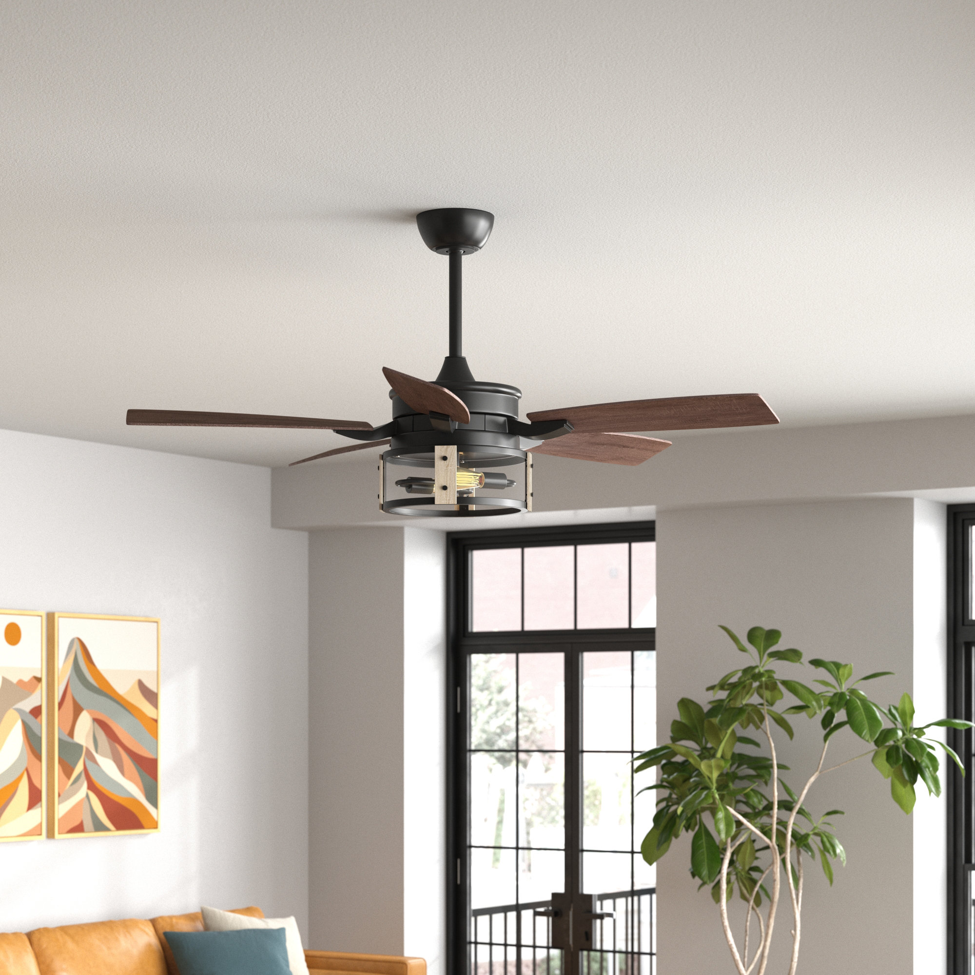 Trent Austin Design® Northville 52'' Ceiling Fan with Light Kit ...