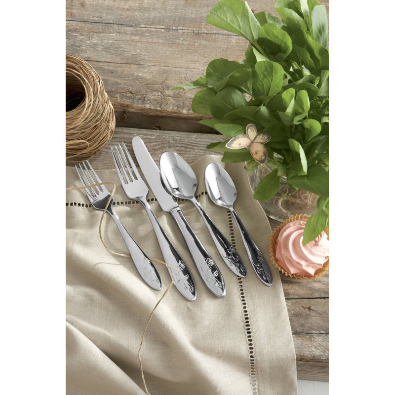 Lenox Butterfly Meadow Stainless Steel Flatware Set & Reviews | Wayfair
