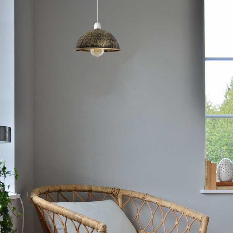 Latitude Run Arzhin 10cm H x 21cm W Metal Dome Lamp Shade ( Uno ...