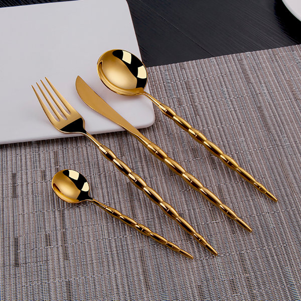 Wrought Studio™ Biest Stainless Steel Flatware Set - Service for 4 ...