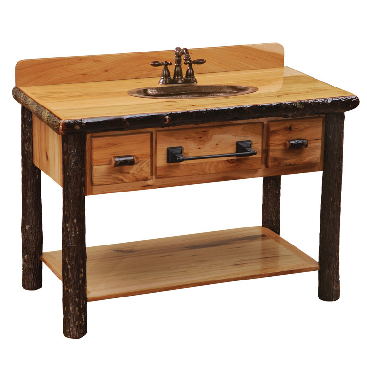 Fireside Lodge 43" Single Bathroom Vanity Base Only | Wayfair