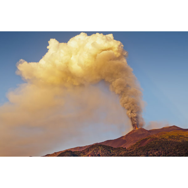 Millwood Pines Shanelle Etna Fire And Smoke - Wrapped Canvas Photograph ...