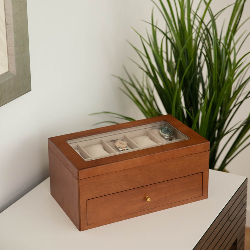 Charlton Home® Travers Matte Watch Box & Reviews | Wayfair