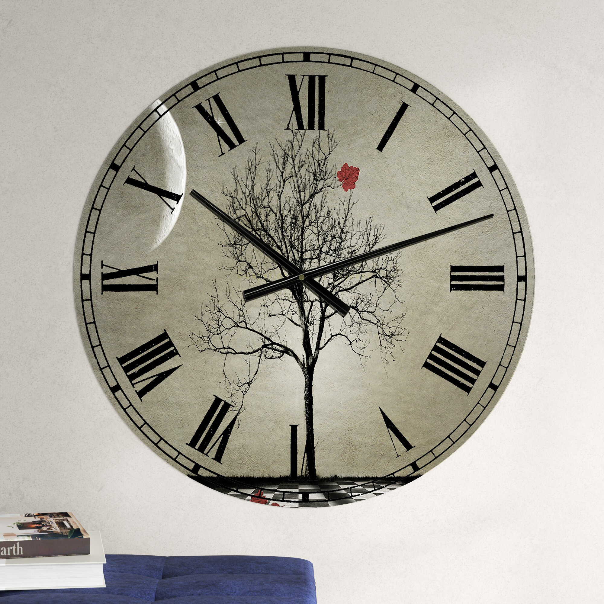 Lark Manor Inevitable - Large Cottage Wall Clock & Reviews | Wayfair
