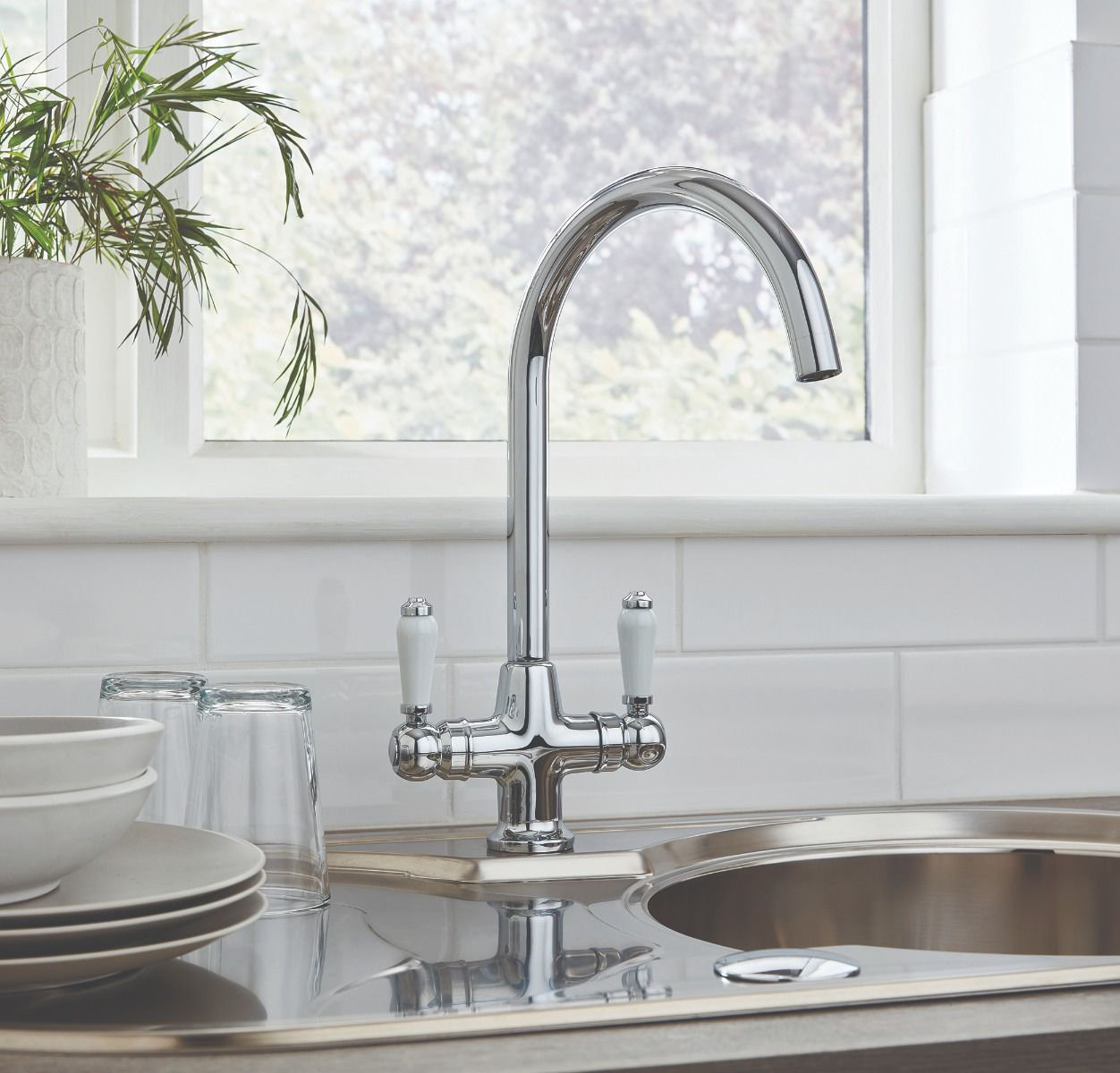 K-Vit Steel Deck Mixer | Wayfair.co.uk