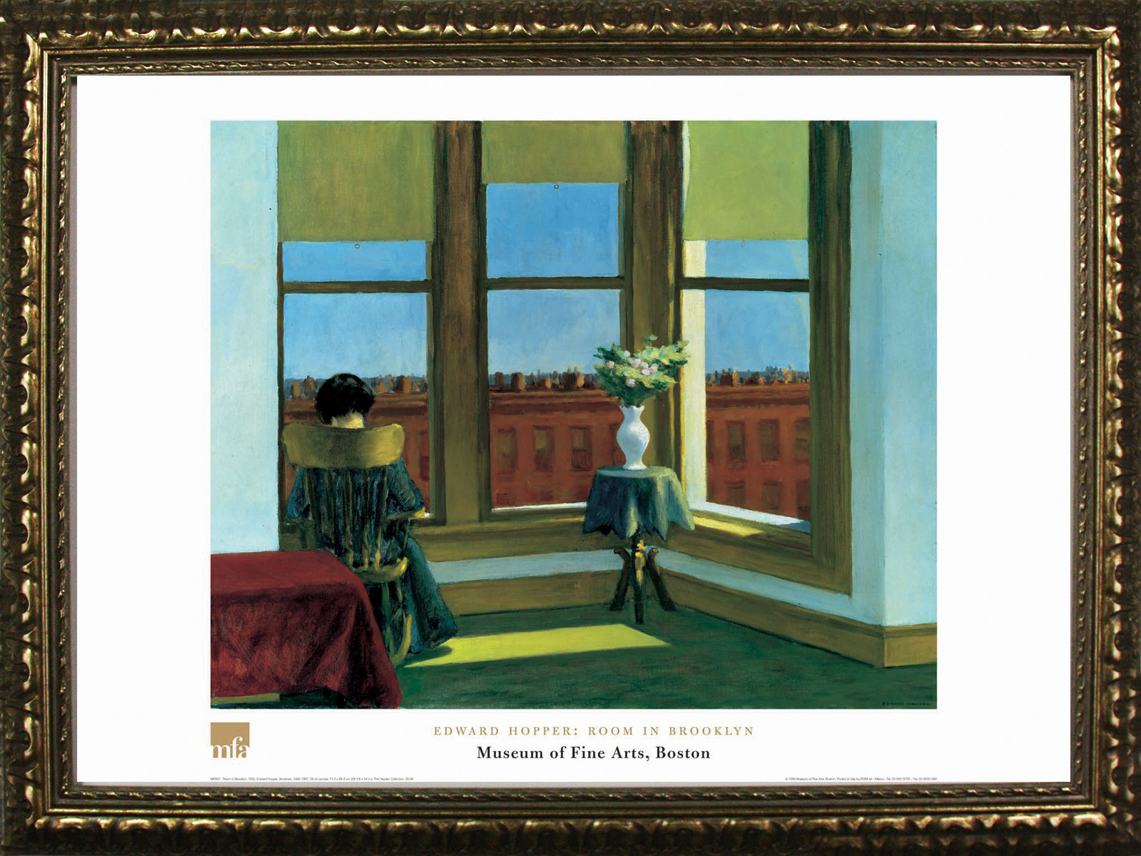 Vault W Artwork Museum Of Fine Arts Boston Edward Hopper - Picture ...