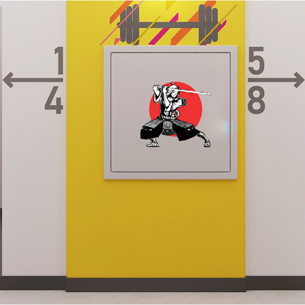 Bungalow Rose Samurai Wall Decal, Samurai Wall Sticker, Samurai Wall ...