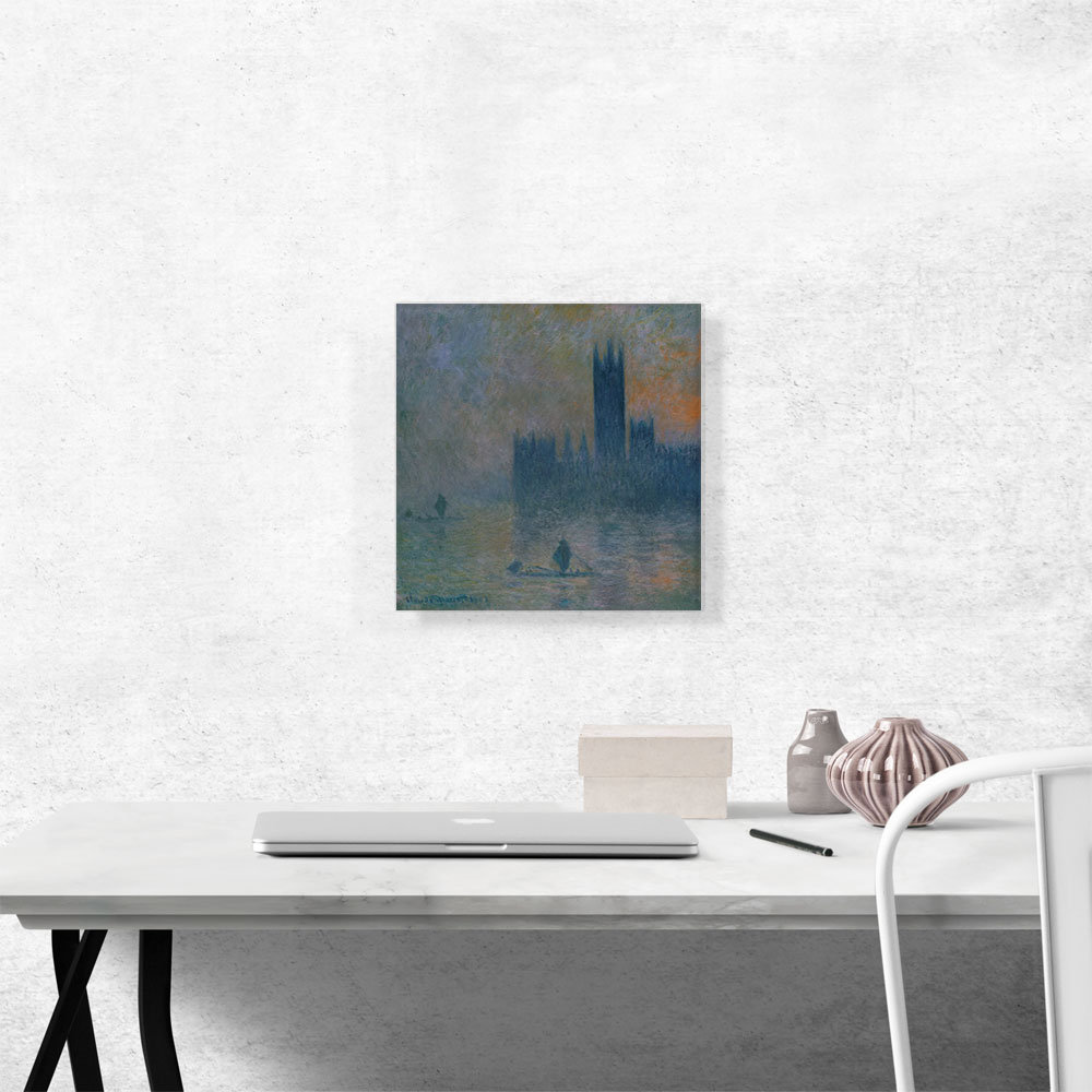 ARTCANVAS Houses Of Parliament Effect Of Fog 1903 On Canvas by Claude ...