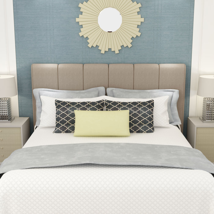 Three Posts™ Barajas Upholstered Headboard & Reviews | Wayfair