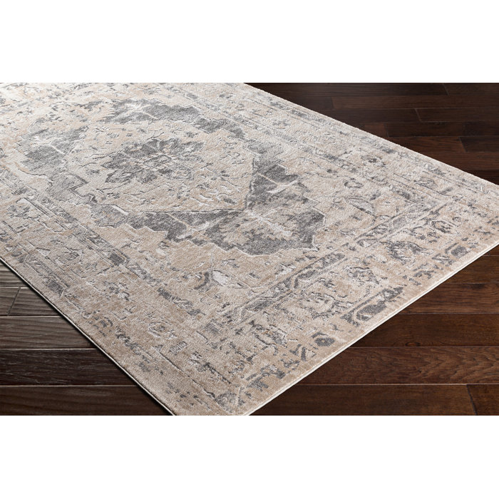 Steelside™ Kaydence Taupe/Gray Rug & Reviews | Wayfair