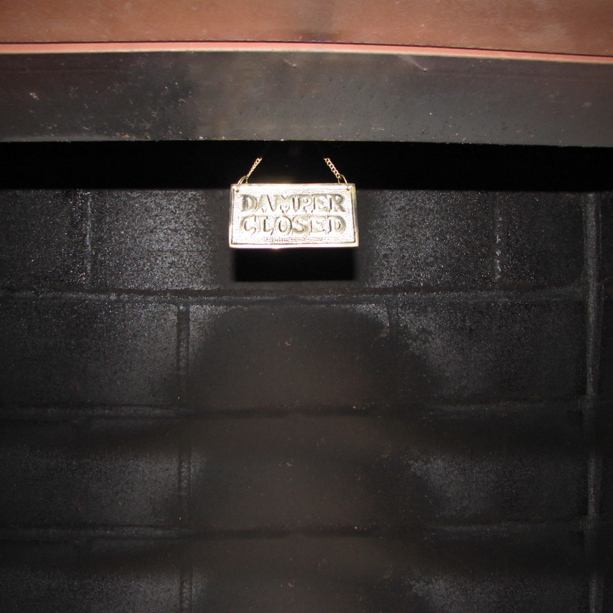 Breakwater Bay Bakke Solid Brass Hanging Open Closed Damper Sign | Wayfair