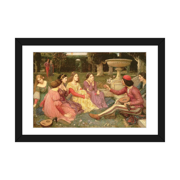 Vault W Artwork The Decameron, 1916 by John William Waterhouse ...