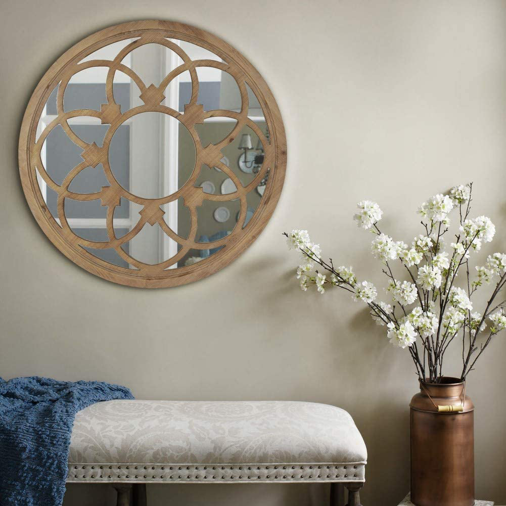 One Allium Way® Damarcus Round Wall Mirror & Reviews | Wayfair