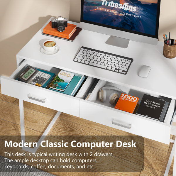 Wrought Studio Clausell 39.37'' Desk | Wayfair