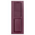 Alpha Shutters Cathedral Top Combination Shutters Pair | Wayfair