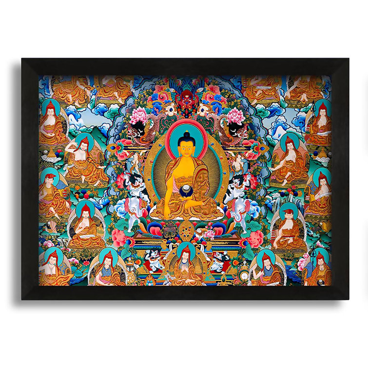 Latitude Vive Tibetan Gods - Picture Frame Painting on Canvas | Wayfair ...