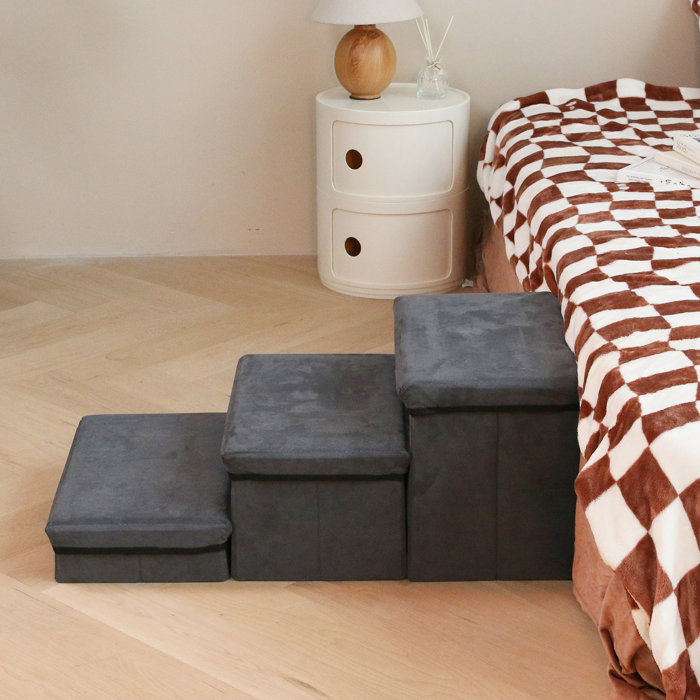 Tucker Murphy Pet™ Pet Stairs Step Ramp Folding Storage Stepper Pet ...