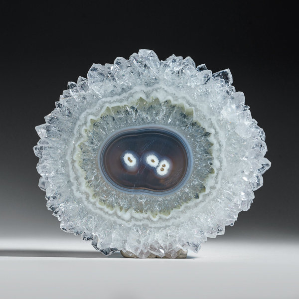 Astro Gallery of Gems Amethyst Stalactite Slice From Uruguay (93.7 ...