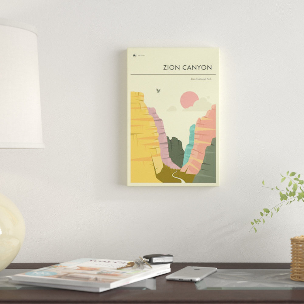 East Urban Home Zion Canyon, Zion National Park II by Jazzberry Blue ...