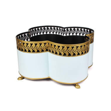 Rosdorf Park Wurthing Handmade Metal Pot Planter | Wayfair