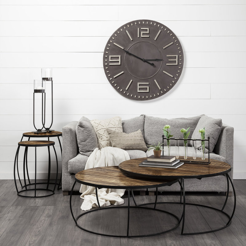 Trent Austin Design® Merrionette Wood Wall Clock & Reviews | Wayfair