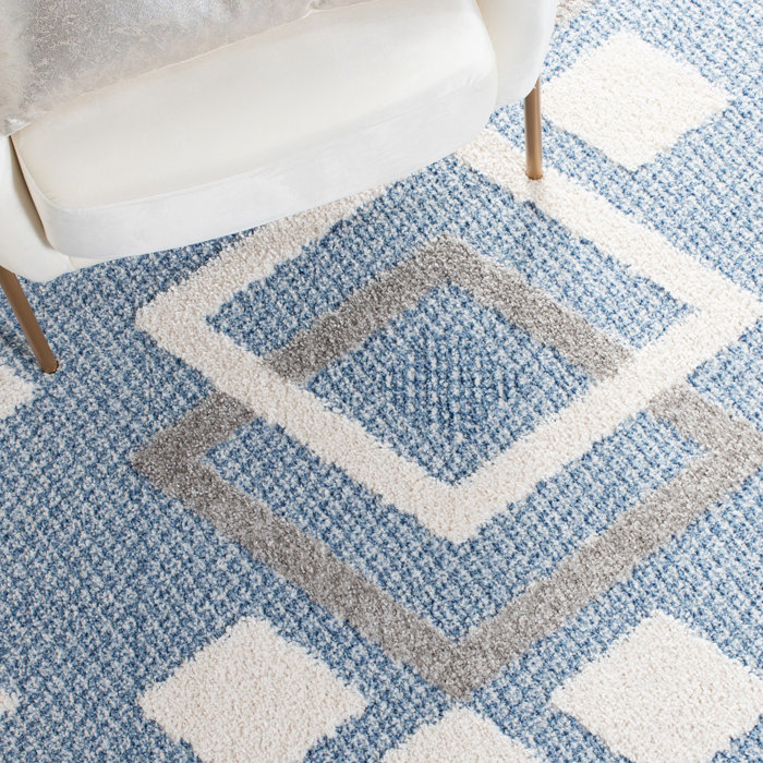 Union Rustic Sherwin Ivory/Light Blue Rug | Wayfair