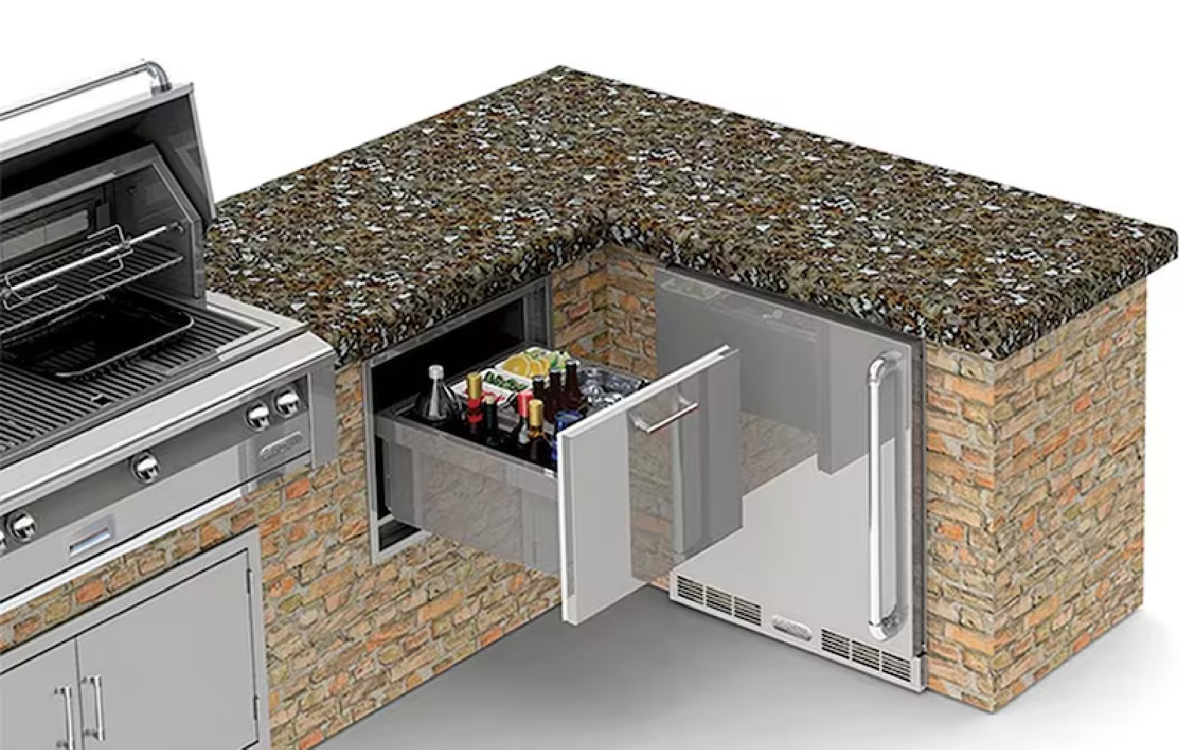 Alfresco 26 Inch Undercounter Ice Drawer | Wayfair