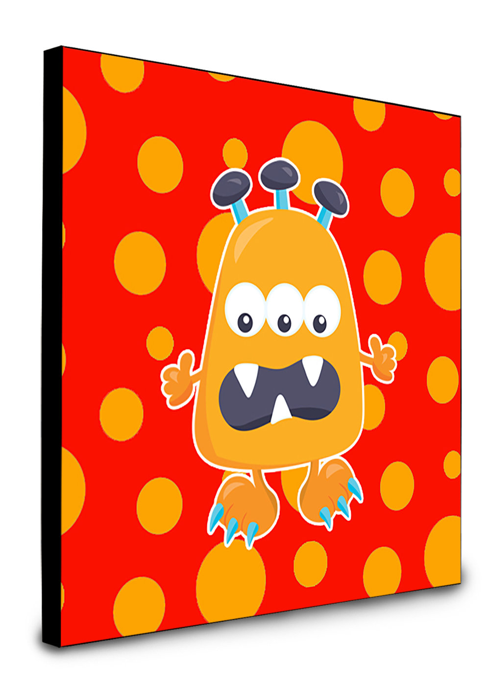 Harriet Bee Baronet Little Monster Visonator Artwork Wall Panel | Wayfair