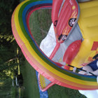 Intex 57167EP 221 Inch Inflatable Racing Fun Water Slide With 2 Surf ...