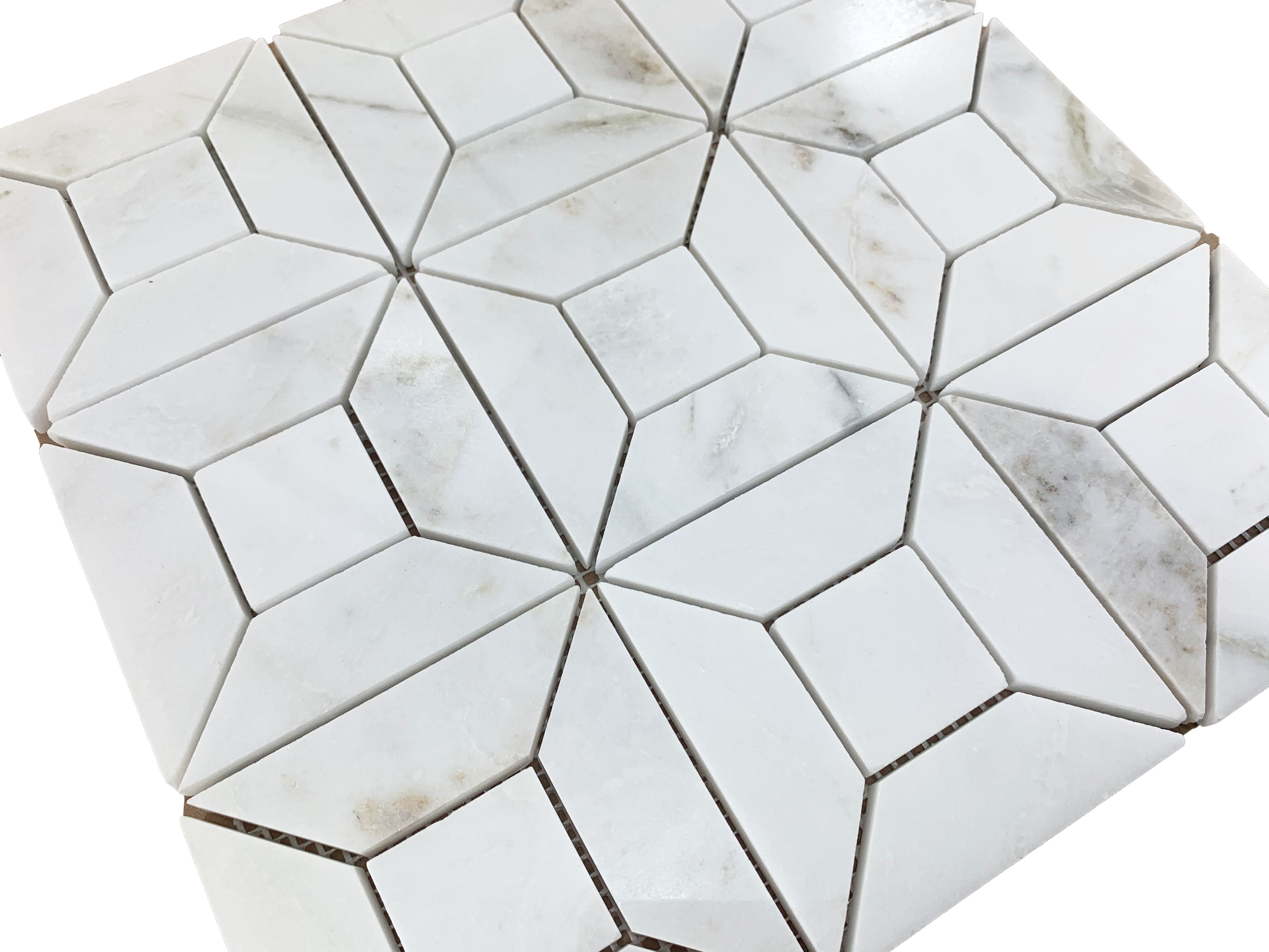 Bloom Stone 1" x 4" Marble Novelty Mosaic Wall & Floor Tile | Wayfair