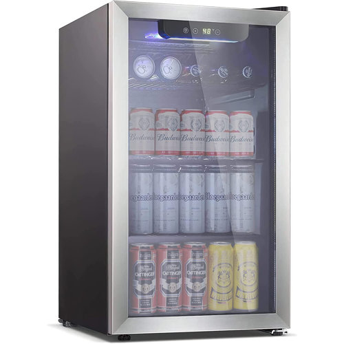 R.W.FLAME 31.5"H X 17.5"W X 19.61"D Beverage Cooler Refrigerator Soda ...