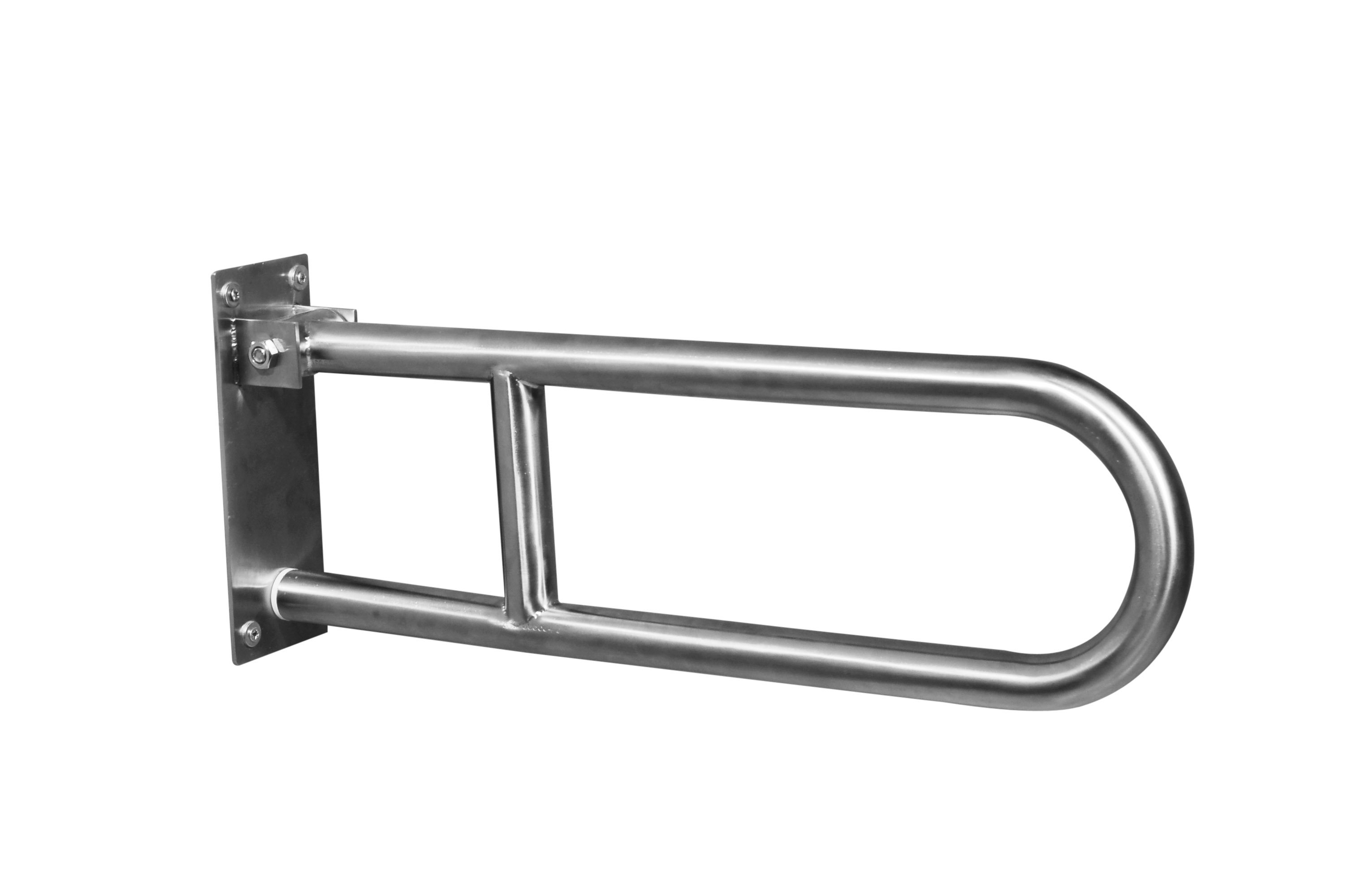 Ponte Giulio Stainless Steel Folding U-Shaped 23.63" Grab Bar | Wayfair