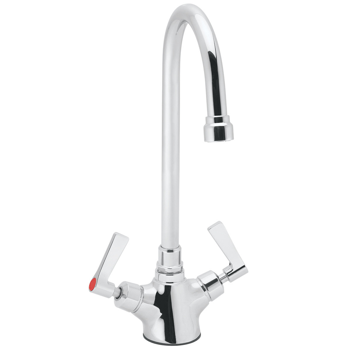 Speakman Commander Double Handle Gooseneck Single Hole Lab Faucet | Wayfair
