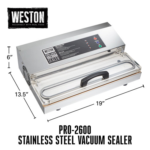 Weston Pro-2600 Stainless Steel Vacuum Sealer | Wayfair