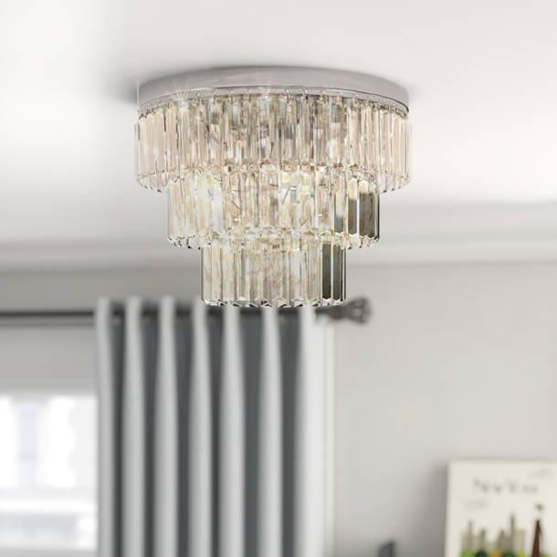 Rosdorf Park Seay 1-Light Crystal LED Chandelier & Reviews | Wayfair.co.uk