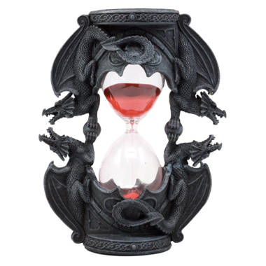 World Menagerie Stewie Invertible Four Elemental Dragons Sand Timer ...