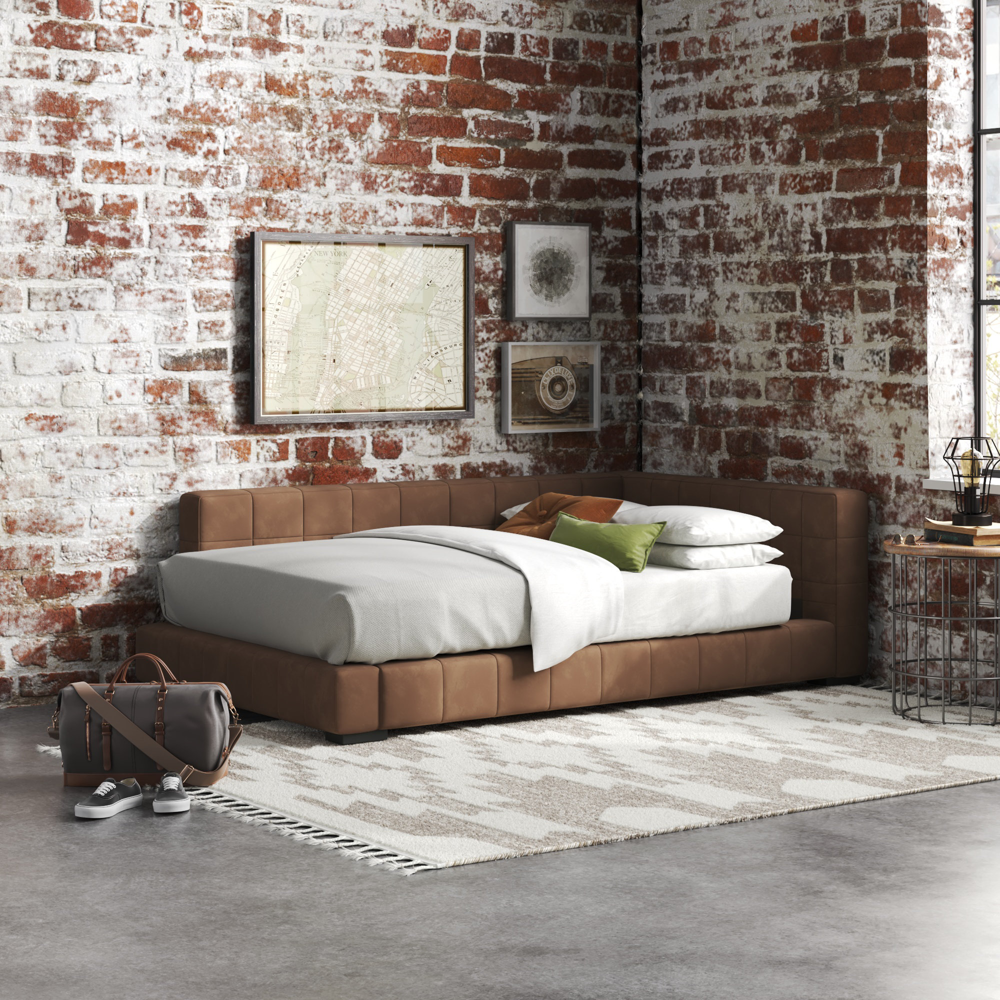 Steelside™ Beckham Upholstered Bed & Reviews | Wayfair