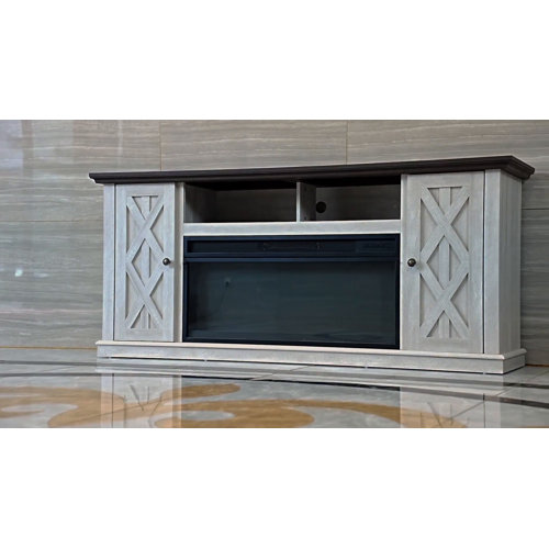 Three Posts™ Knighten TV Stand For TVs Up To 78" With Fireplace ...