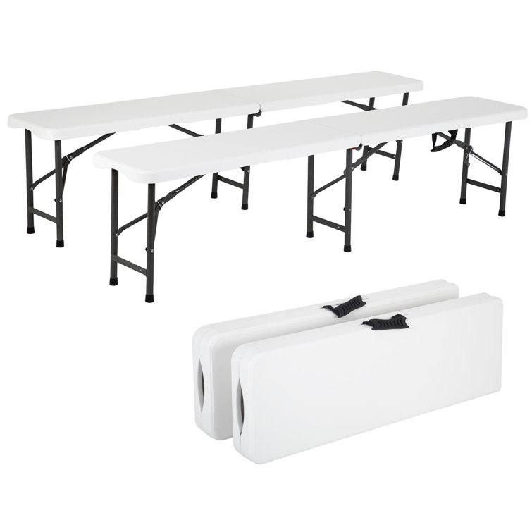 Ebern Designs Aydden Plastic Bench | Wayfair