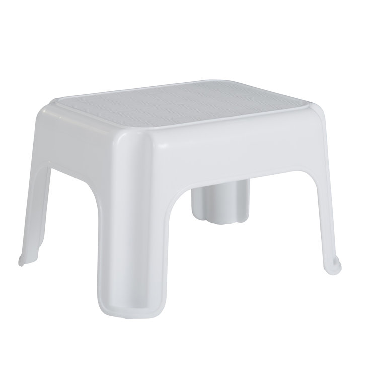 Rubbermaid Durable Roughneck Plastic Family Sturdy Small Step Stool ...