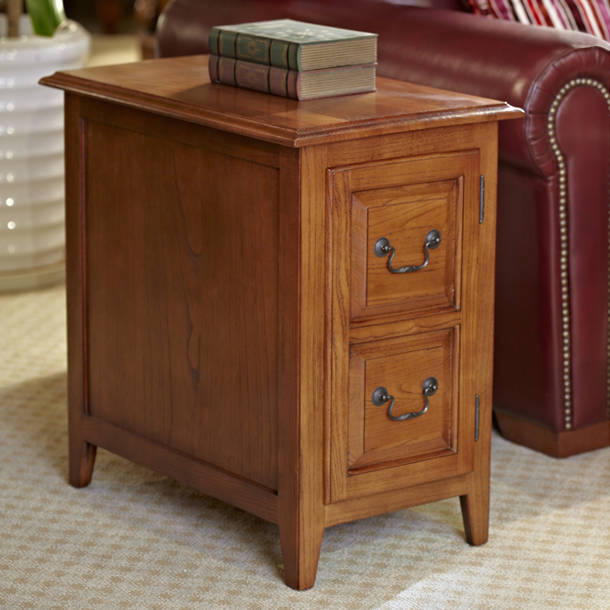 Charlton Home® Shield Solid Wood Tier Corner Table & Reviews | Wayfair