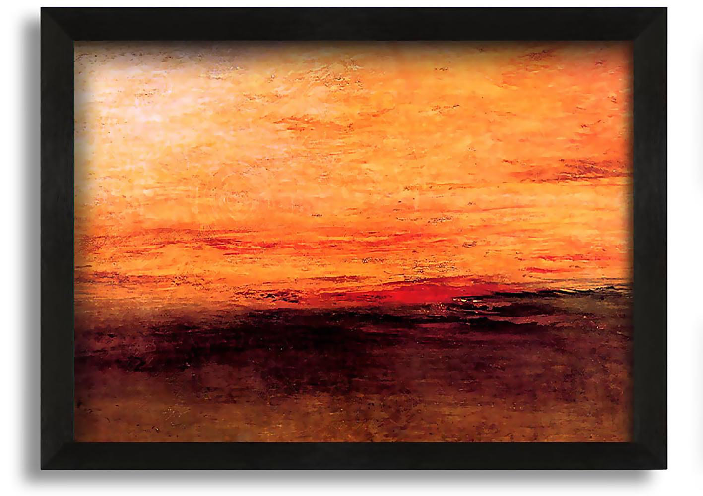 Ophelia & Co. Joseph Mallord Turner Sunset - Picture Frame Painting on ...