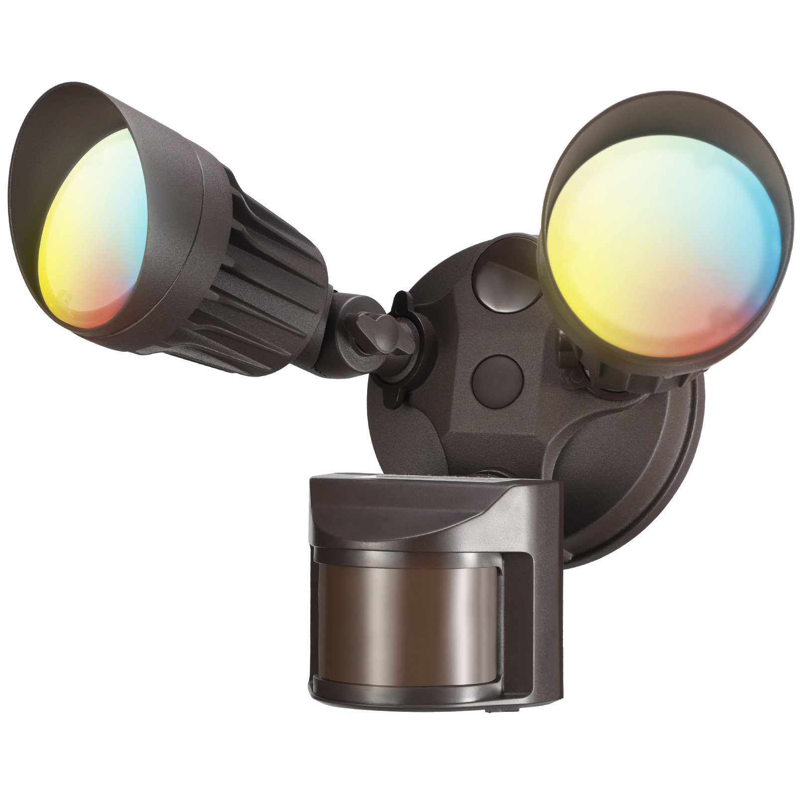 LEONLITE LED Motion Sensor Flood Light Dusk to Dawn Color Temperature ...