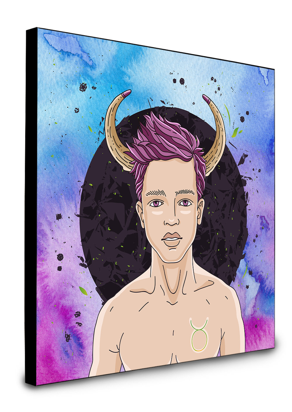 The Holiday Aisle® Romana Taurus Zodiac Sign Artwork Wall Panel | Wayfair