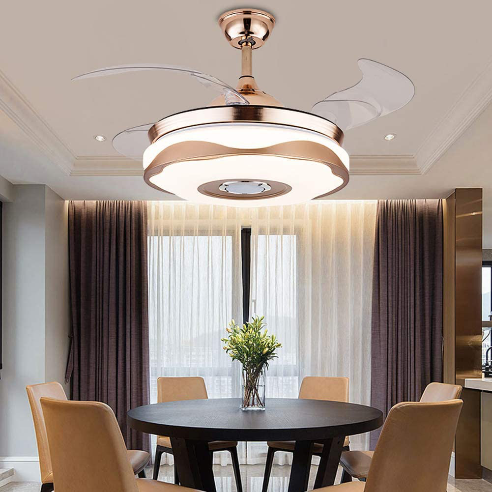 Mercer41 Ediany 36" Bluetooth Ceiling Fan with Dimmable LED Lights and ...